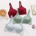 Itnhfp Red Bra Women Fashion Casual Breathable Tube Top Bra Underwear Without Steel Ring