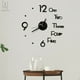 GustaveDesign Frameless Large 3D DIY Wall Clock, Modern Design Creative Mute Wall Clock for Home ...