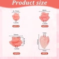 4 Sizes Coral Beads Dyed Flower Pink 6~15x6~15mm 60pcs/box - Walmart.com