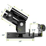 ProsourceFit 360-Degree Swivel T-Bar Row Platform Steel - Walmart.com