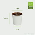 [1,000 ct] 4oz Disposable Espresso Cups, Karat Earth Eco-Friendly Paper ...