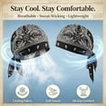 4Pack Paisley Cooling Headscarf Cap Set Bandana Beanie Motorcycle ...