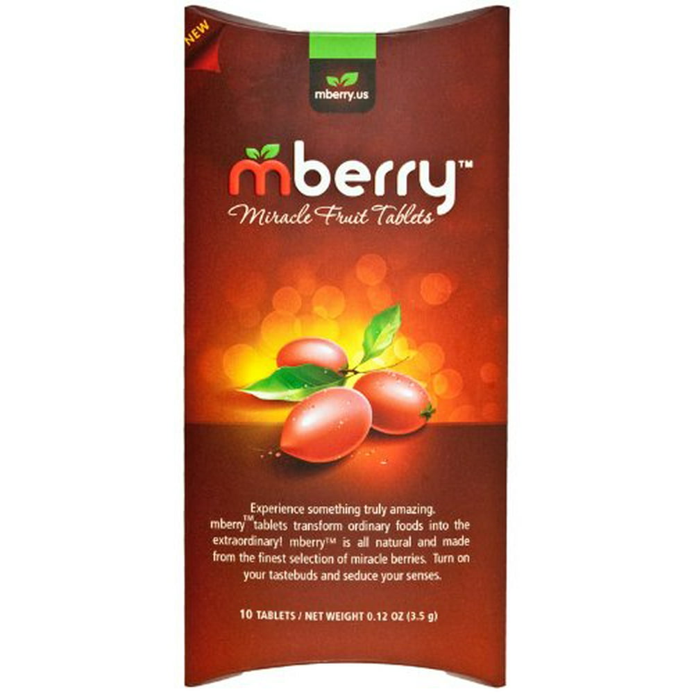 mberry Miracle Fruit Tablets, 10-Count - Walmart.com - Walmart.com