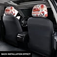 Car Headrest Cover 2 Pcs Soft Water Resistant Elastic Bottom Machine ...
