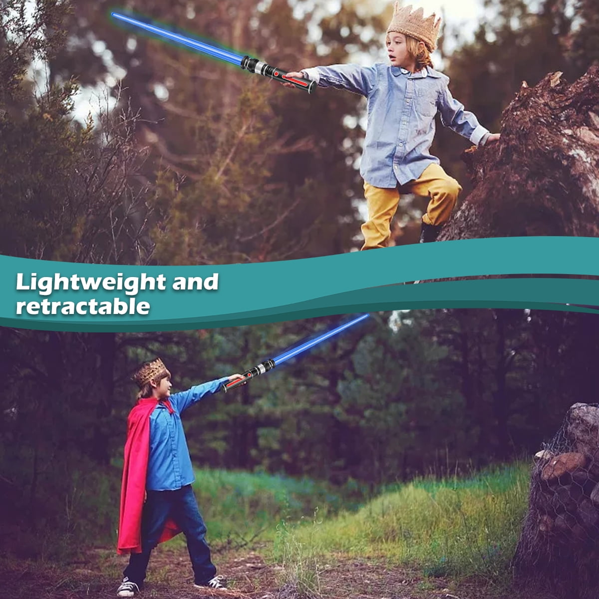 Retrok Light Up Saber Sword with Sound for Kids, Battery-Powered ...