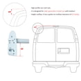 AA-Racks Model X316 HighTop 3 Bar Rain-Gutter Roof Rack Heavy-Duty ...