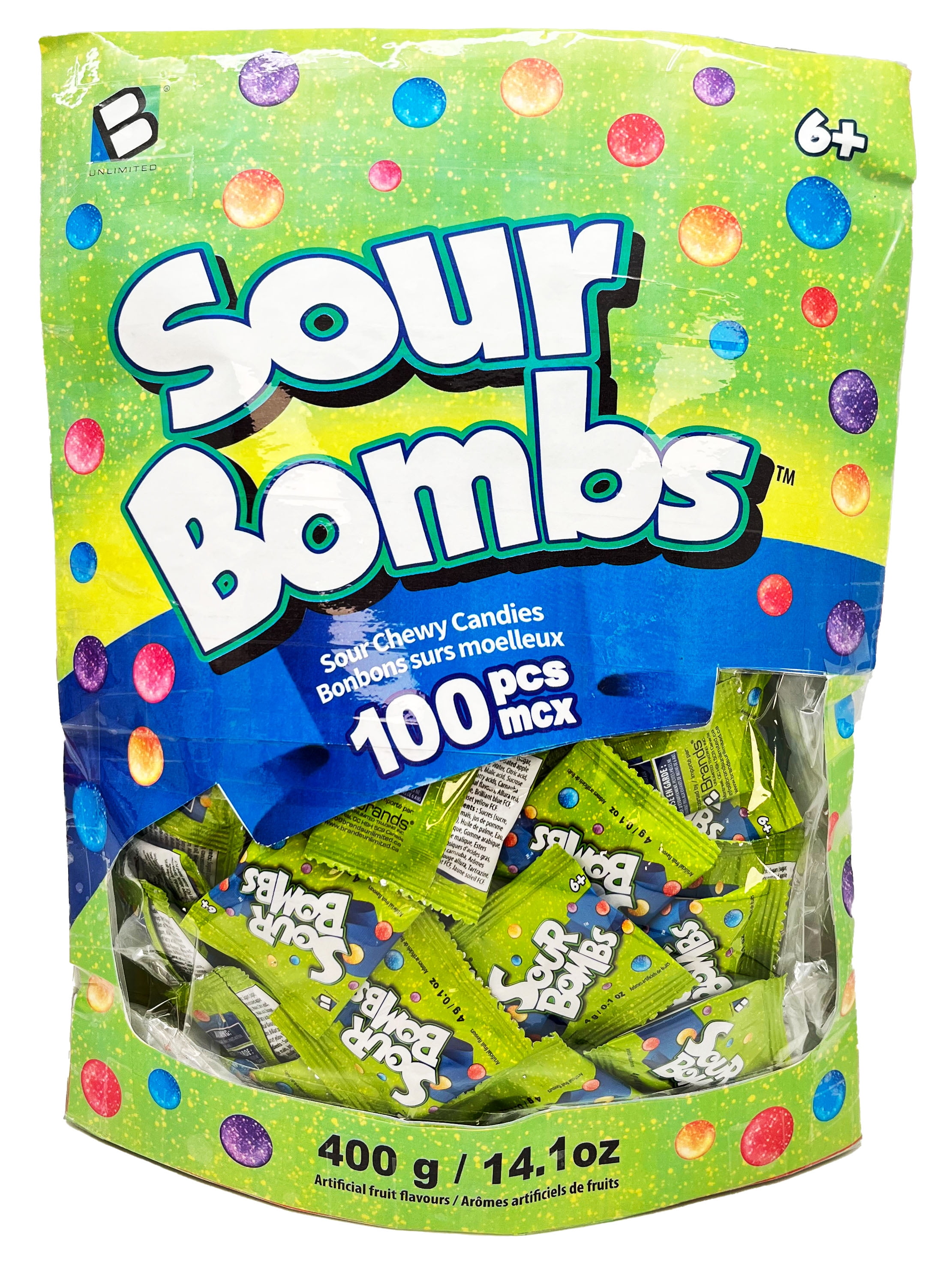 Sour Bombs Chewy Candy 100pcs Bag, Sour Bombs Chewy Candy 100pcs Bag ...