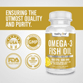Healthy One Triple Strength Omega 3 Fish Oil 1000mg with 400mg EPA ...