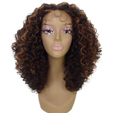 LUXLUXE Talia HD Lace Front Edgy Rounded Ringlet Curls With Fine Baby ...