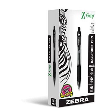 Zebra G-Series Liquid Gel Pen Refill, Fine Point, 0.7mm, Black Ink, 2 ...