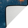 Bath Curtain & 66x72in Non-Slip Bath Mat Set 12-Grommet Shower Curtain ...