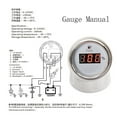 Marine Boat Car Digital Fuel Tank Level Gauge 0-190ohm Fuel Level ...