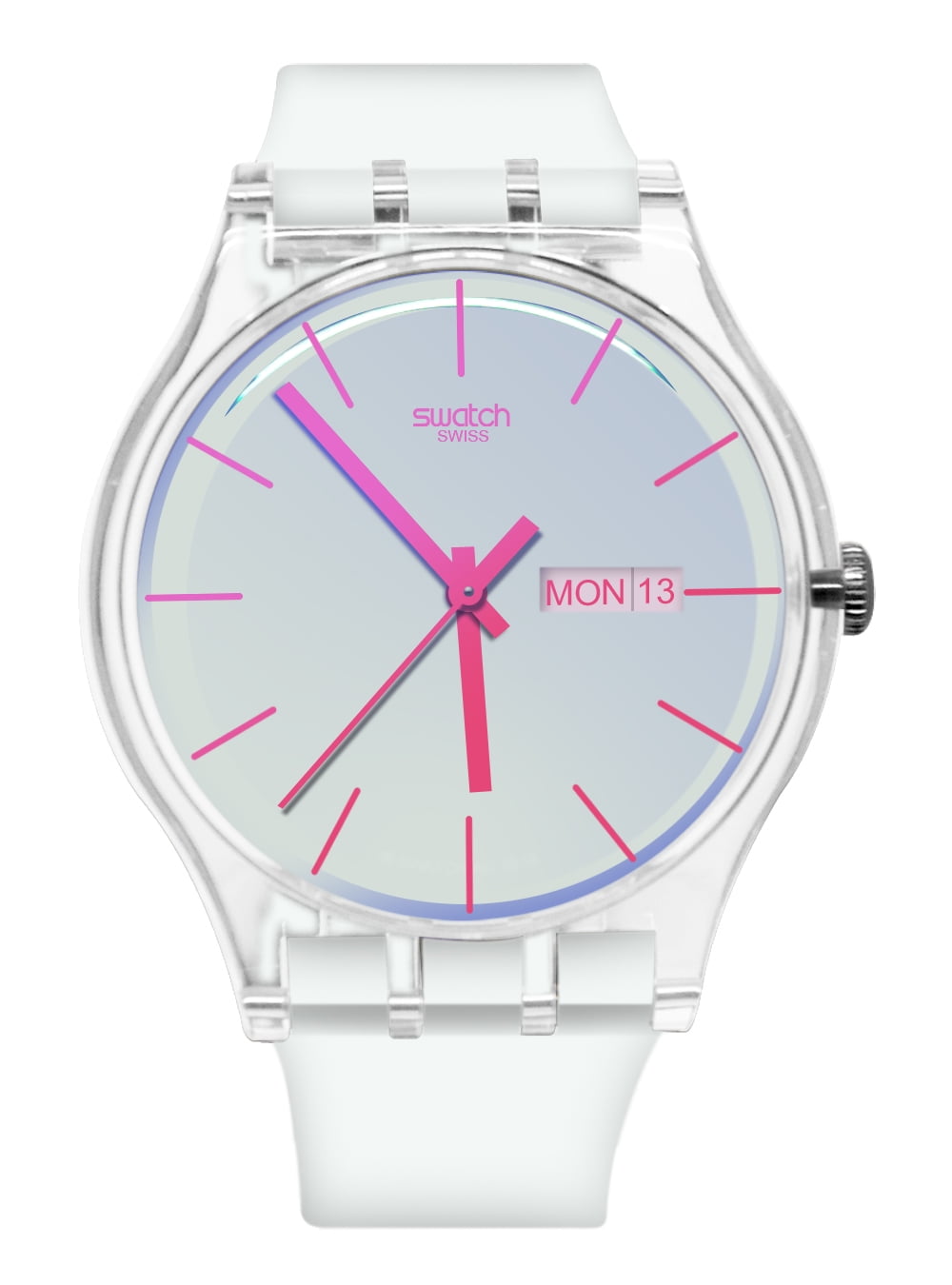 Swatch - Swatch SUOK713 Polawhite watch NEW 2019 WHITE - Walmart.com ...