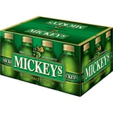 Mickey's Malt Lager Beer, 12 Pack, 12 fl oz Glass Bottles, 5.6% ABV ...