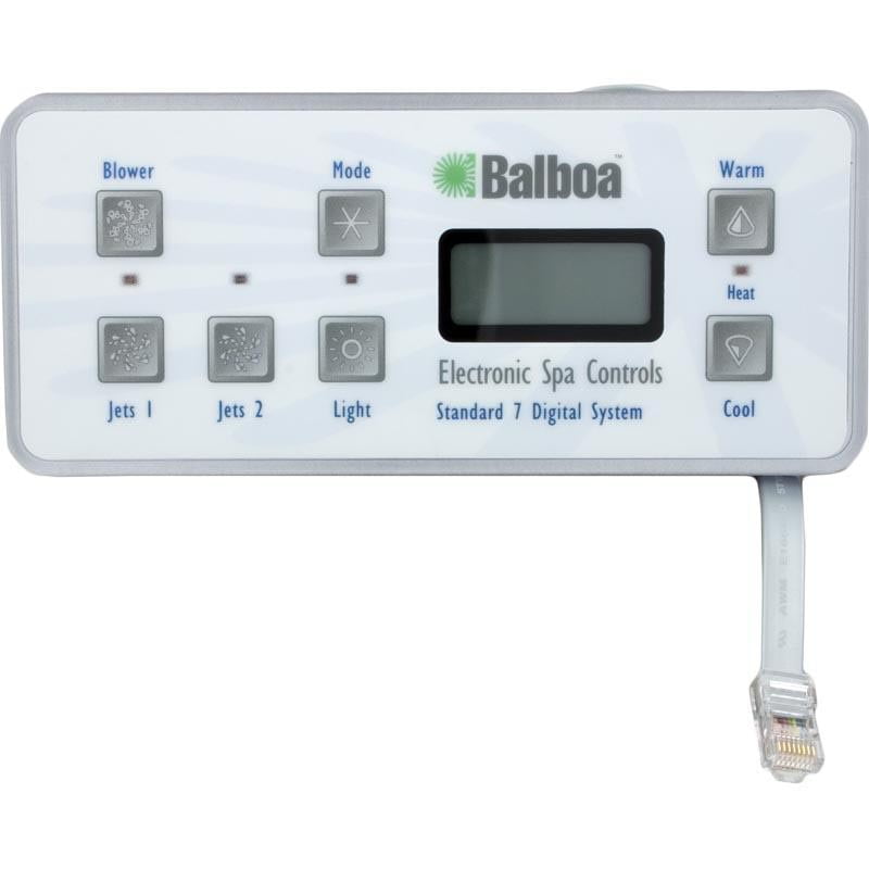 Balboa 54156-01 7-Button Standard Digital Topside Control Panel ...