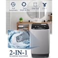 Top Load Washing Machine 17.7 lbs Full Automatic Clothes Washer with 10 ...