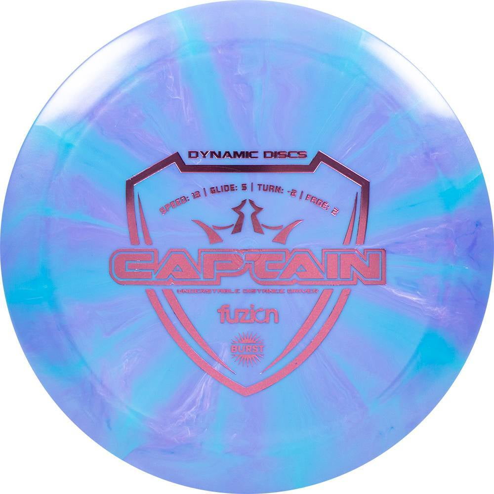 Dynamic Discs Fuzion Burst Captain Distance Driver Golf Disc [Colors ...