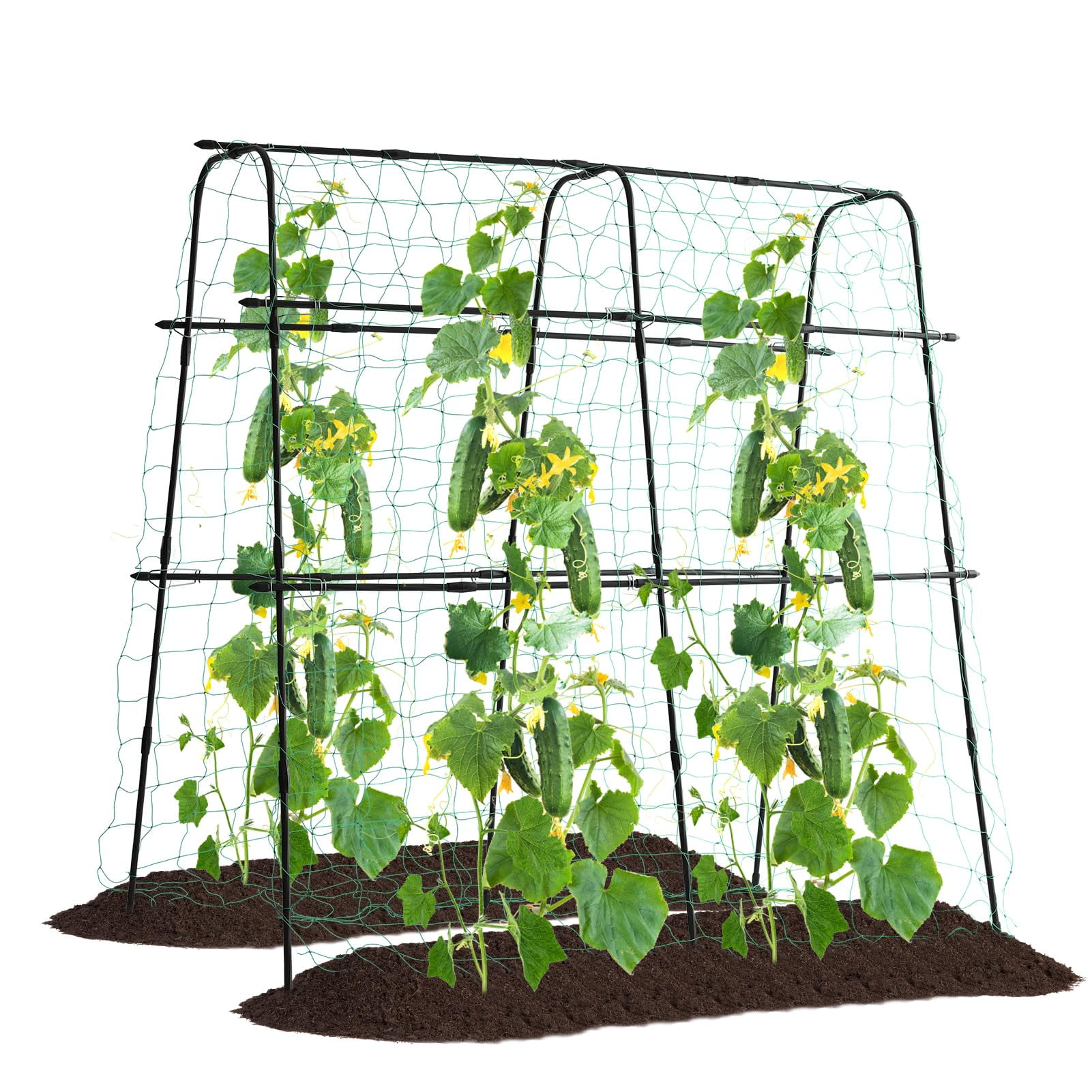 Click here for Follook Cucumber Trellis For Garden  63 Tall Metal... prices