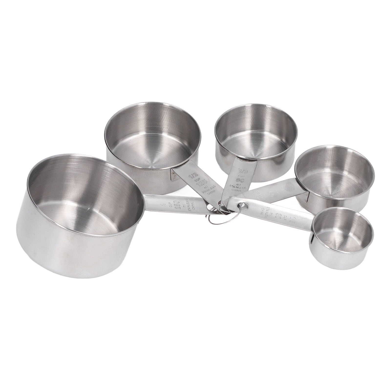 Click here for Unbranded Stainless Steel Measuring Cup 5pcs Stack... prices
