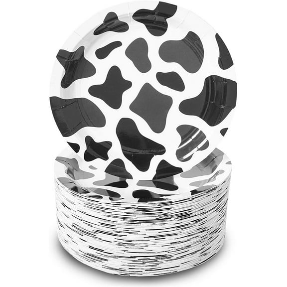 Howdy Y'all Cow Girl Birthday Party Supplies - Cow Print Rodeo Birthday ...