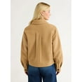 Free Assembly Women's Cropped Utility Jacket, XS-XXL - Walmart.com