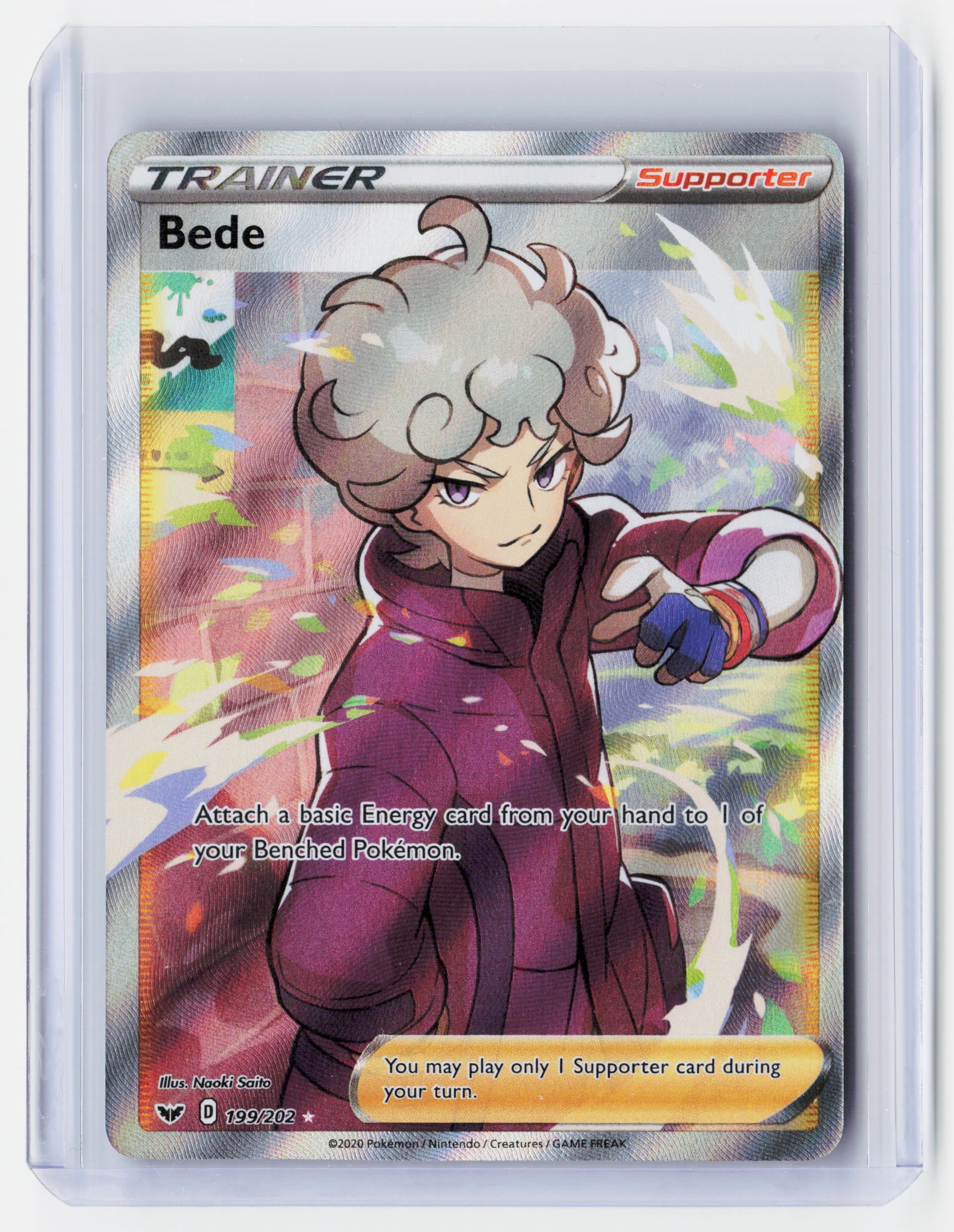 2020 Sword & Shield Bede Holo Ultra Rare #199/202 - Walmart.com