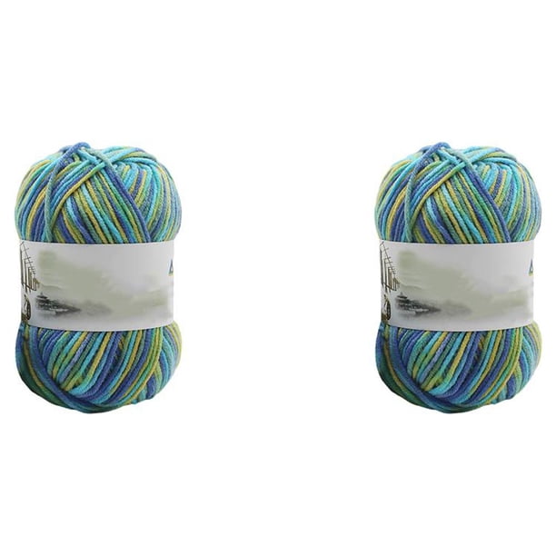 letairis Knitting Yarn DIY Hand-knitting Crocheting Milk Cotton Thread ...