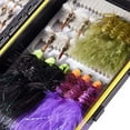 62pcs Fly Fishing Flies Kit with Waterproof Fly Box for Trout Steelhead ...