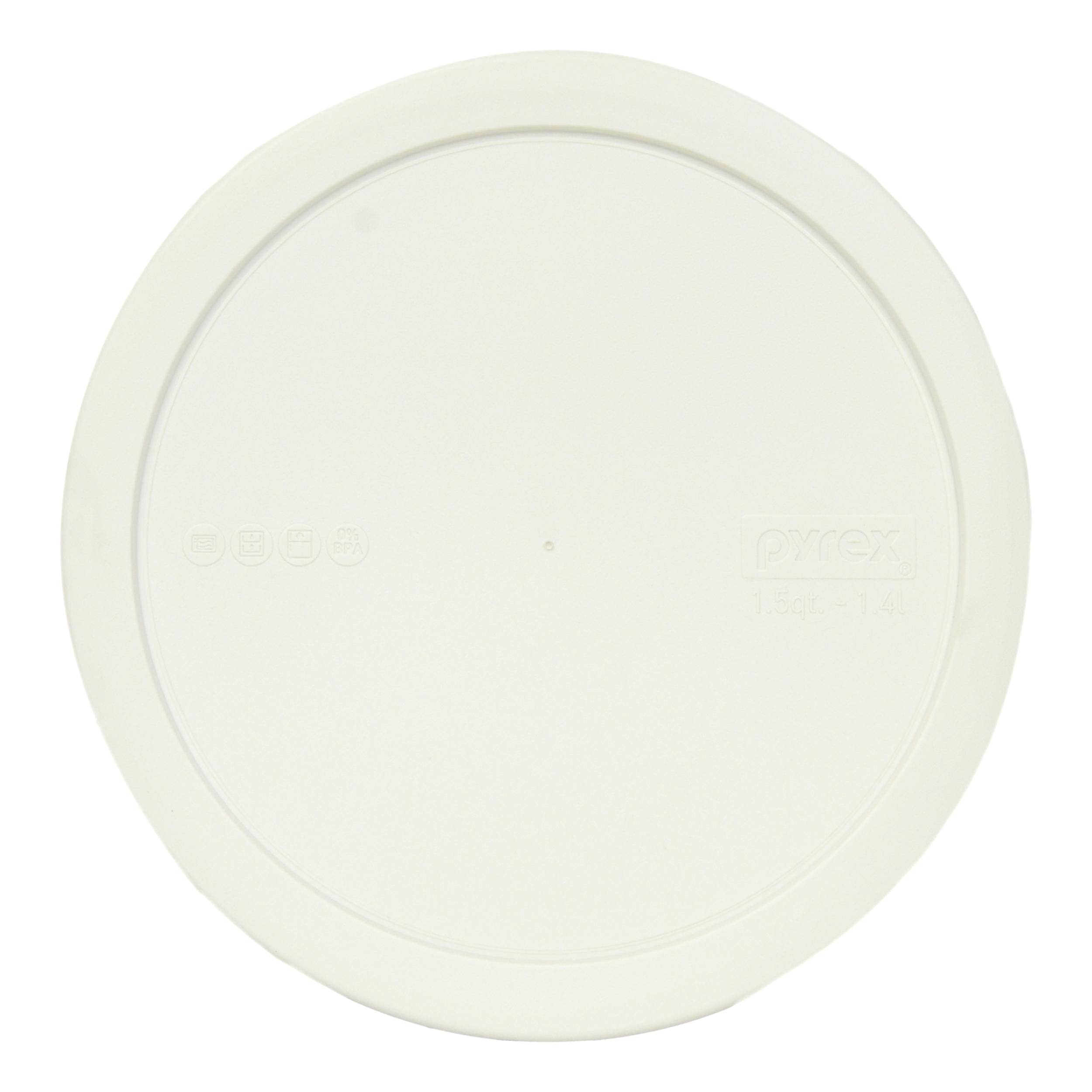 Pyrex Replacement Lid 323-PC White Plastic Round Cover for Pyrex 323 1. ...