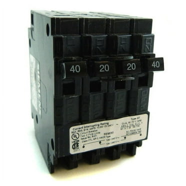 Siemens Q24030Ct2 Circuit Breaker, One 30 Amp, One 40A Double Poles ...