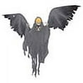 Sunstar Halloween Animated Skeleton Flying Reaper Decoration, Scary ...