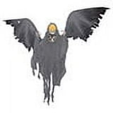 Sunstar Halloween Animated Skeleton Flying Reaper Decoration, Scary ...