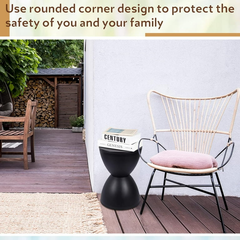 Patio drum side table store