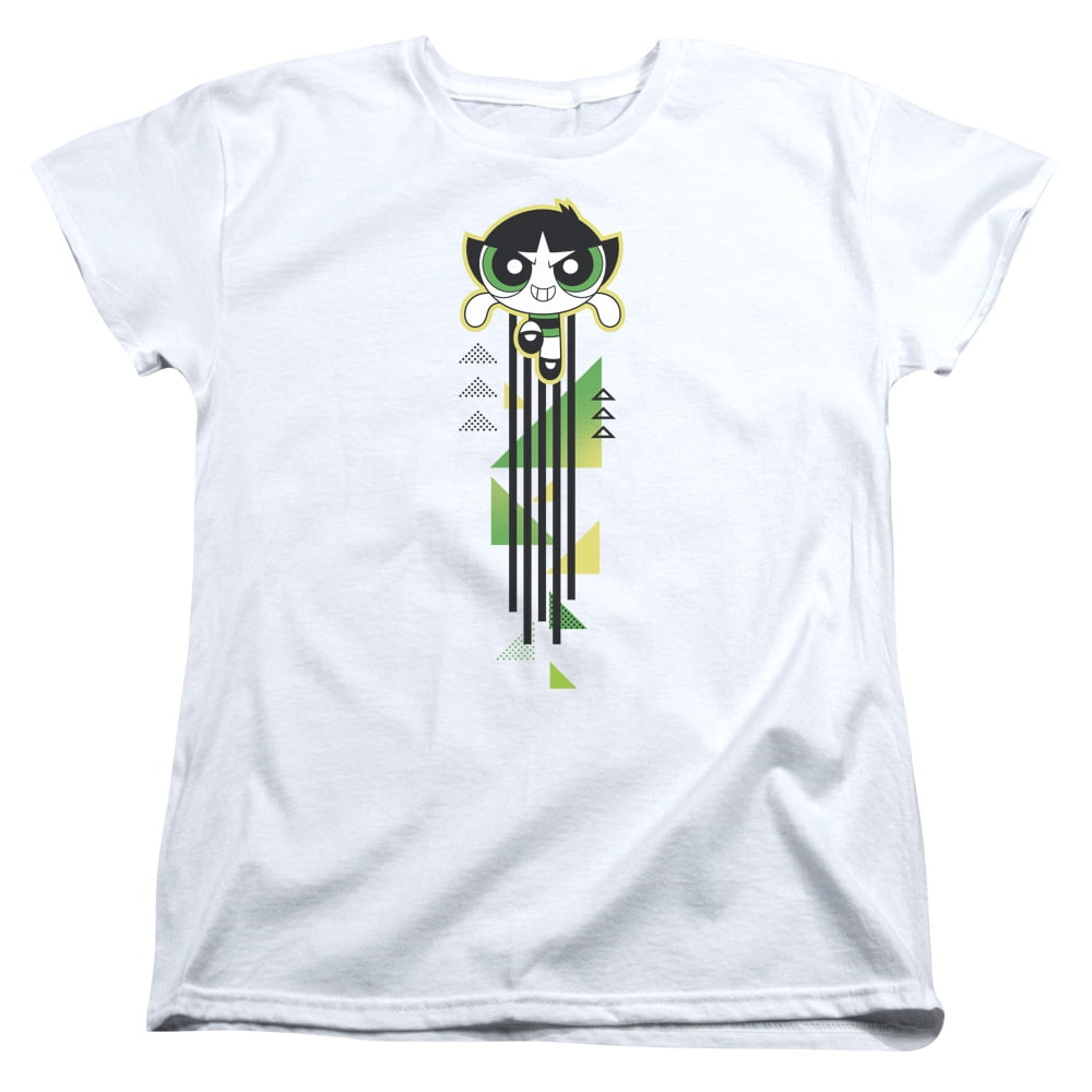 Powerpuff Girls Buttercup Streak S/S Women's T-Shirt White - Walmart.com