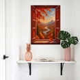 Canvas Wall Art Floest Valley Canvas Art Print Open Window Fall Maple ...