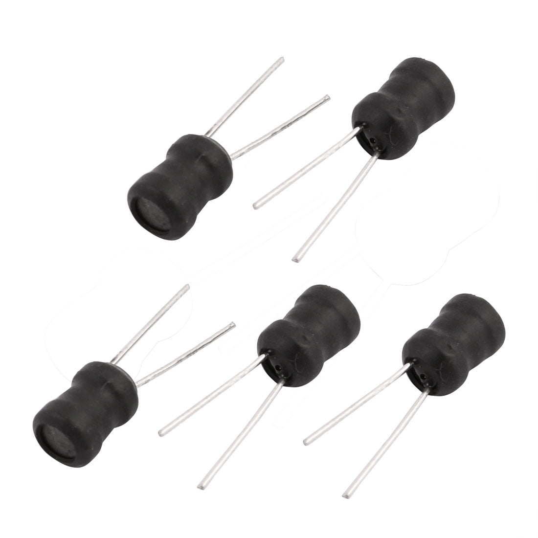 5 Pcs Radial Type Inductor Through Hole Mount Electronic 104K 100mH ...