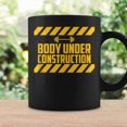 Body Under Construction Workout Gym Bodybuilding Coffee Mugs - Walmart.com