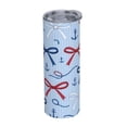 20oz Stainless Steel Mug Reusable Tumbler With Lid And Straw For Hot ...