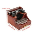 Typewriter Music Box, Plastic Typewriter Wind up Music Box With Drawer ...