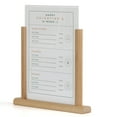 M&T Displays Classic Desktop Menu Holder with Acrylic U Type Pocket ...