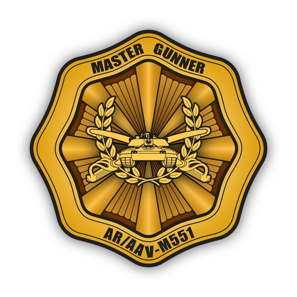 Master Gunner AR/AAV - M551 Sticker Decal - Self Adhesive Vinyl ...
