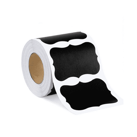 Xizioo 150pcs Jar Labels, Black Jar Label Stickers, Kitchen Spice ...