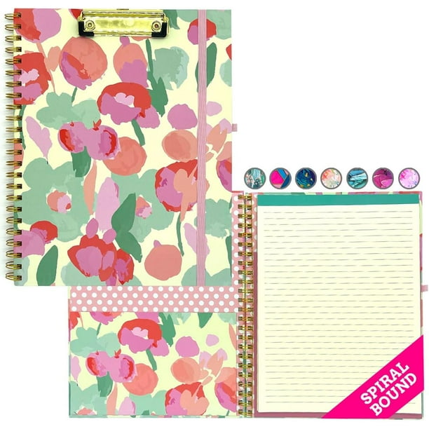 French KOKO Spiral Clipboard with Notepad Clipfolio Padfolio Clipboard ...