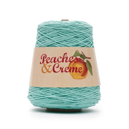 Peach & Creme Cone Cotton Yarn, 14 oz - Seabreeze, (4) Medium - Walmart.com