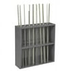 Durham 368-95 Gray Cold-Rolled Steel Wire Spool Rack with 4 Rods, 26-1/ ...
