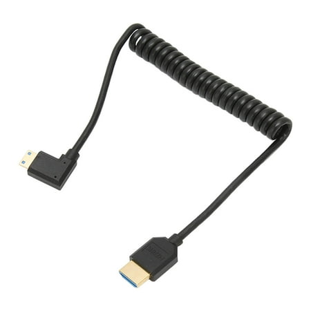 HD Multimedia Interface Cable 8K 48Gbps Right Elbow Mini HD Multimedia ...