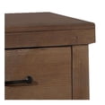 Antique Oak Nightstand with 2 Drawers - Farmhouse Bedside Table ...