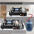 3000W Camping Stove 1-Burner Butane Stove 8000 BTU Portable Camping ...