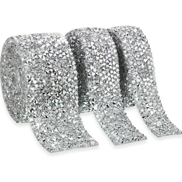 Crystal Rhinestone Ribbon Self Adhesive 3 Yards Diamond Rhinestone ...