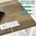 Dextrus LED Nightstand with Charging Station & USB Ports, Farmhouse ...
